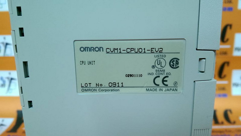 OMRON CVM1-CPU01-EV2 PLC CPU UNIT - 裕益科技自動化設備可程式編碼器PLC分散式控制系統DCS